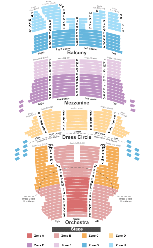 CIBC Theatre Seating Chart